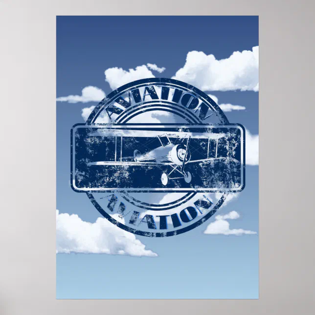 Retro Aviation Art Poster | Zazzle