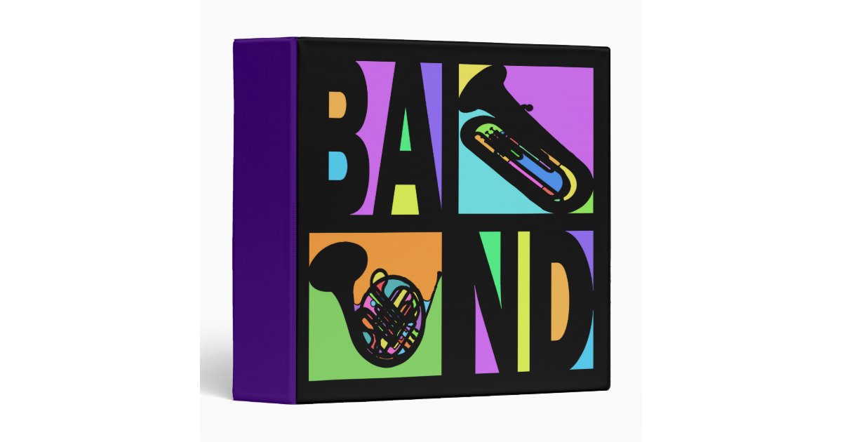 Retro Band Binder | Zazzle
