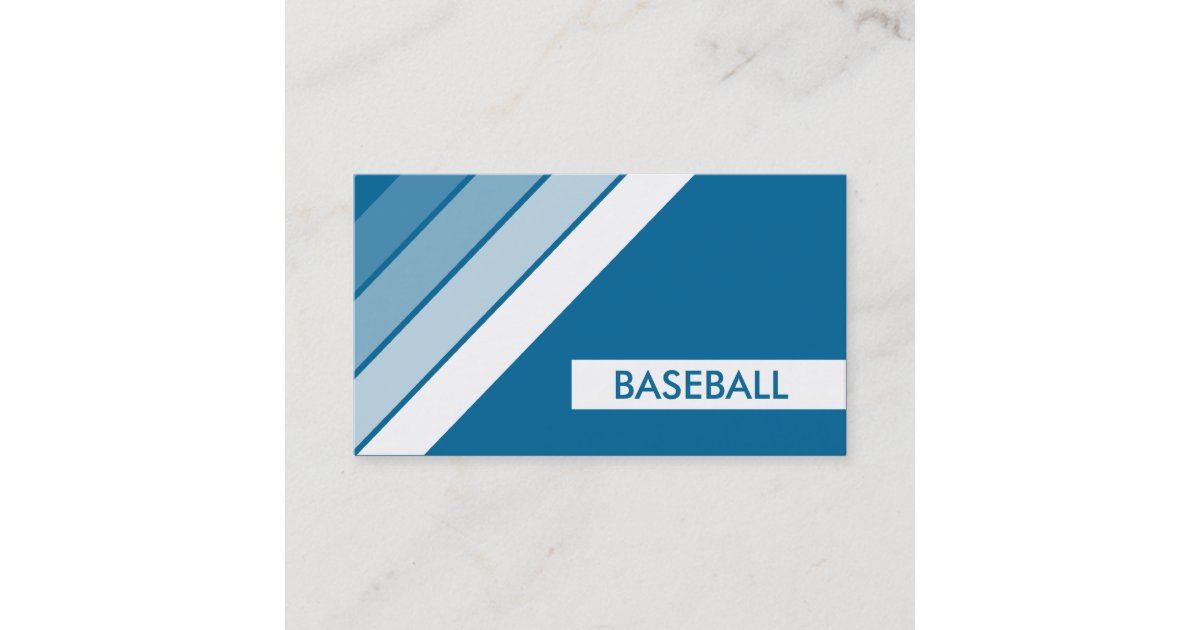 retro BASEBALL Business Card | Zazzle