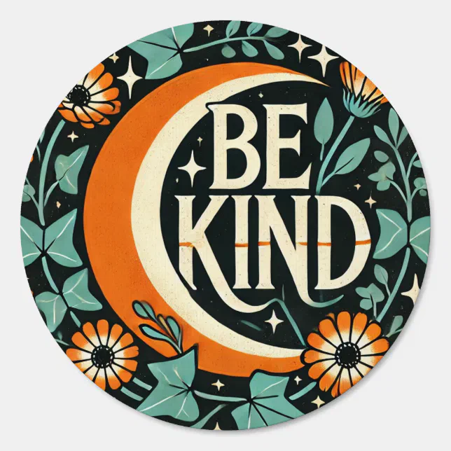 Retro Be Kind Sign | Zazzle