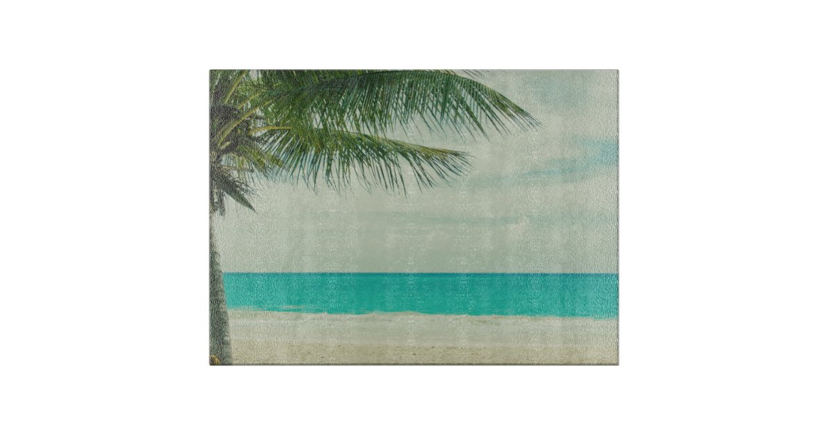 Retro Beach Theme Cutting Board | Zazzle