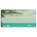 Retro Beach Theme License Plate | Zazzle