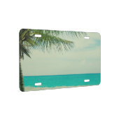 Retro Beach Theme License Plate | Zazzle