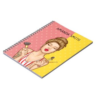 Retro Beauty / Makeup Appointment Notebook | Zazzle