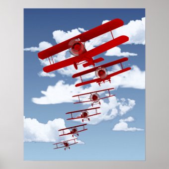 Retro Biplane Poster | Zazzle
