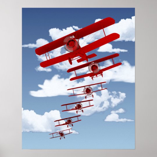 Retro Biplane Poster | Zazzle.com