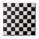 Retro Black White Checks Checkerboard Pattern Ceramic Tile | Zazzle