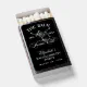 Retro Black White Martini Bachelorette Party Matchboxes | Zazzle