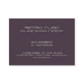 Retro Boombox Ghetto Blaster Music business card | Zazzle