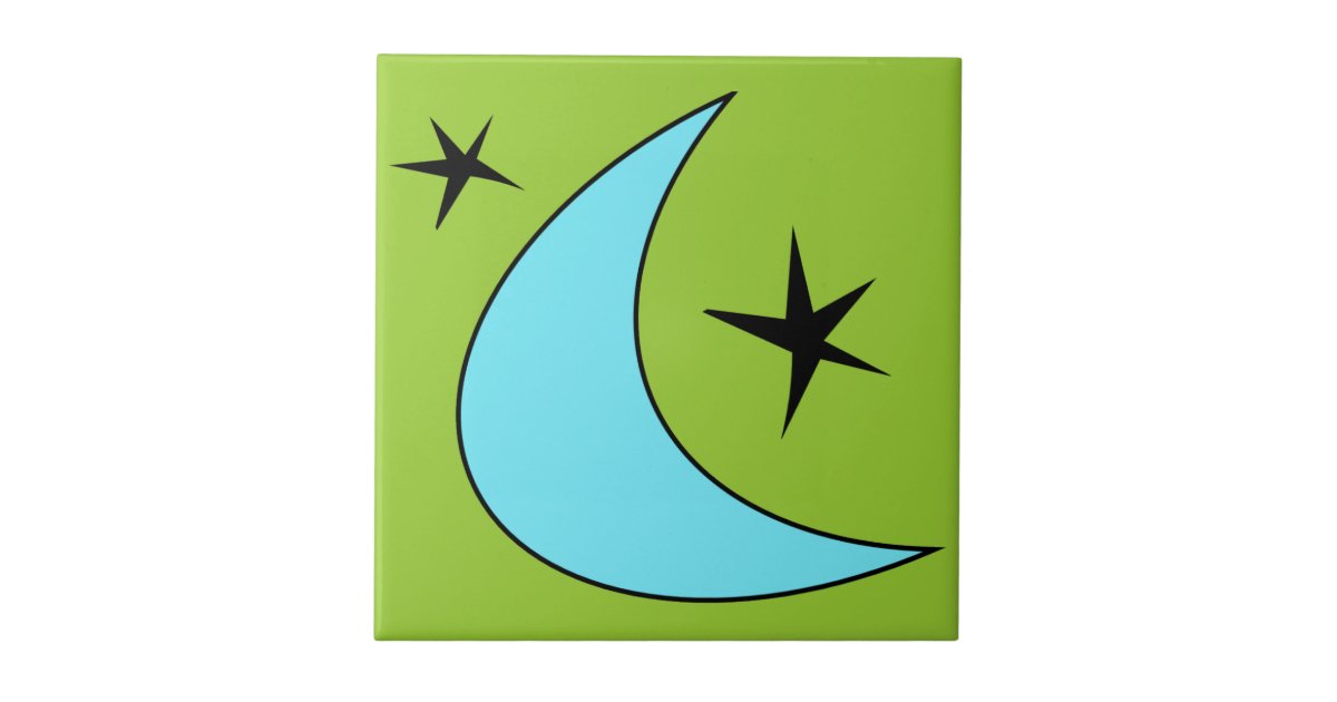 Retro Boomerang Ceramic Tile | Zazzle