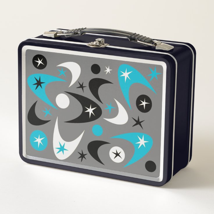 Retro Boomerangs Metal Lunch Box | Zazzle