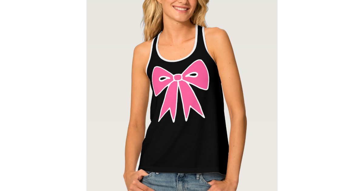 Retro Bow Women's Tank Top | Zazzle