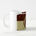 Retro Brown And Gold Antique Radio Coffee Mug | Zazzle