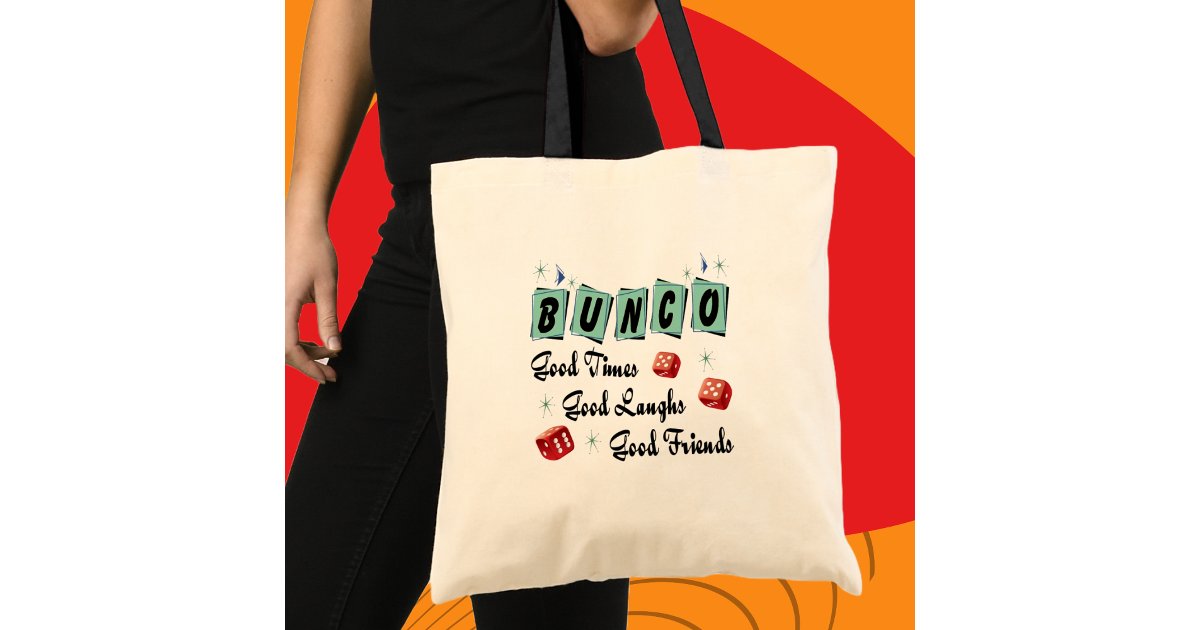 Retro Bunco Tote Bag | Zazzle