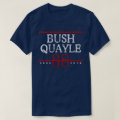 Retro Bush Quayle 88 Election T-Shirt | Zazzle