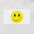 Retro Business Punch Cards Happy Face Smiling Dots | Zazzle