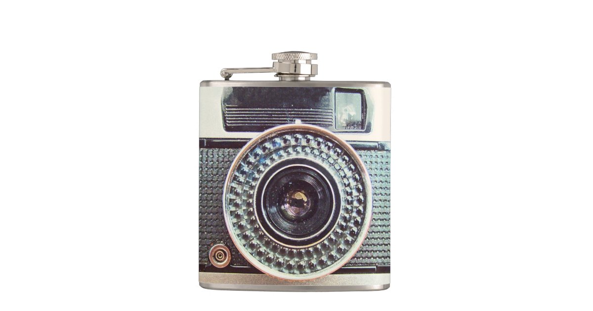 Retro camera flask | Zazzle