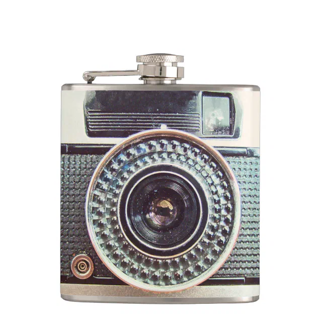 Retro camera flask | Zazzle