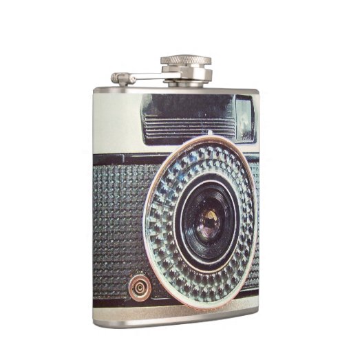 Retro camera flask | Zazzle