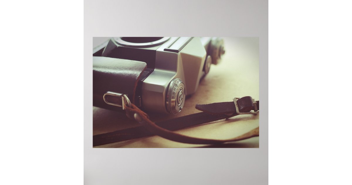 Retro camera poster | Zazzle