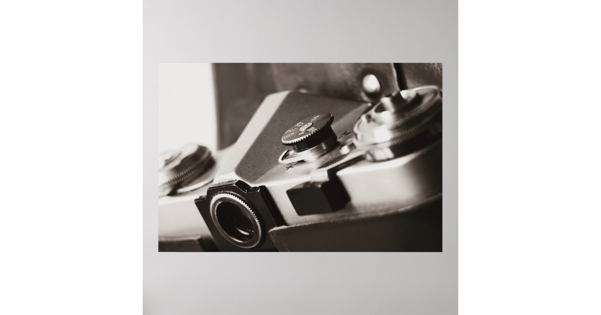 Retro camera poster | Zazzle