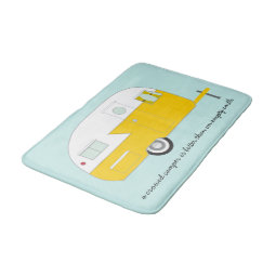 Retro Camper Bath mat | Zazzle