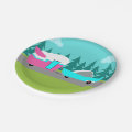 Retro Camper / Trailer and Car Paper Plates | Zazzle