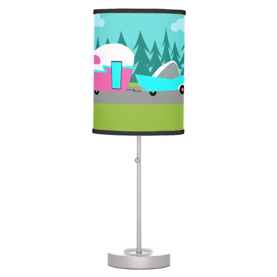 Retro Camper / Trailer and Car Table Lamp | Zazzle.com