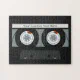 Retro Casette Tape custom text Jigsaw Puzzle | Zazzle
