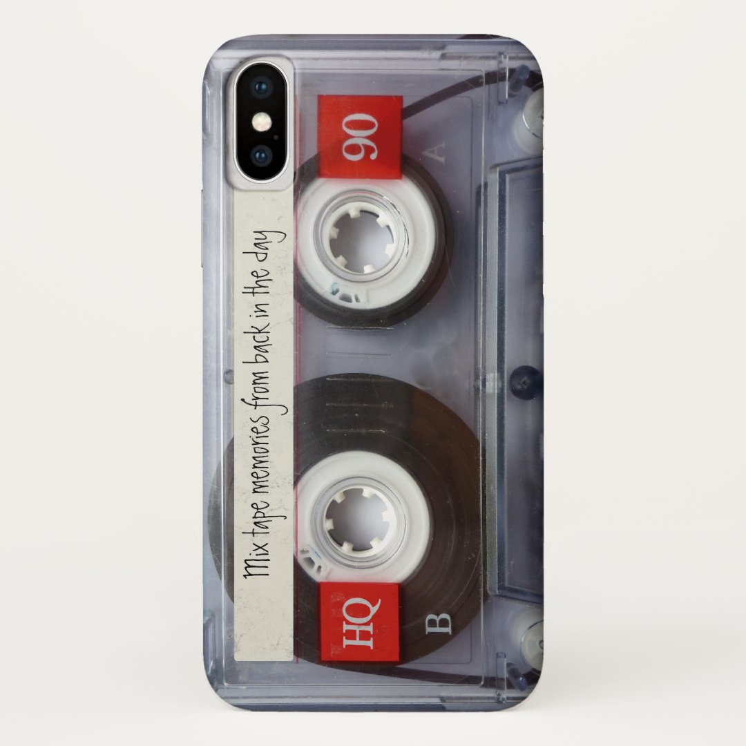 Retro Cassette Tape Case-Mate iPhone Case | Zazzle