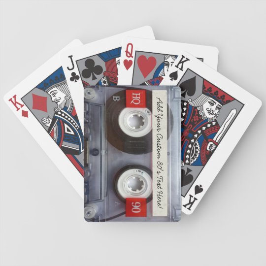 Retro Cassette Tape Custom Playing Card Deck | Zazzle.com