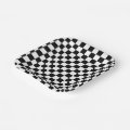 Retro Checker Boy Girl Birthday Party Paper Plates | Zazzle