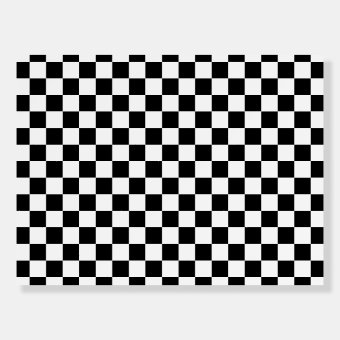 Retro Checker Happy Face 2nd Birthday Welcome Sign | Zazzle