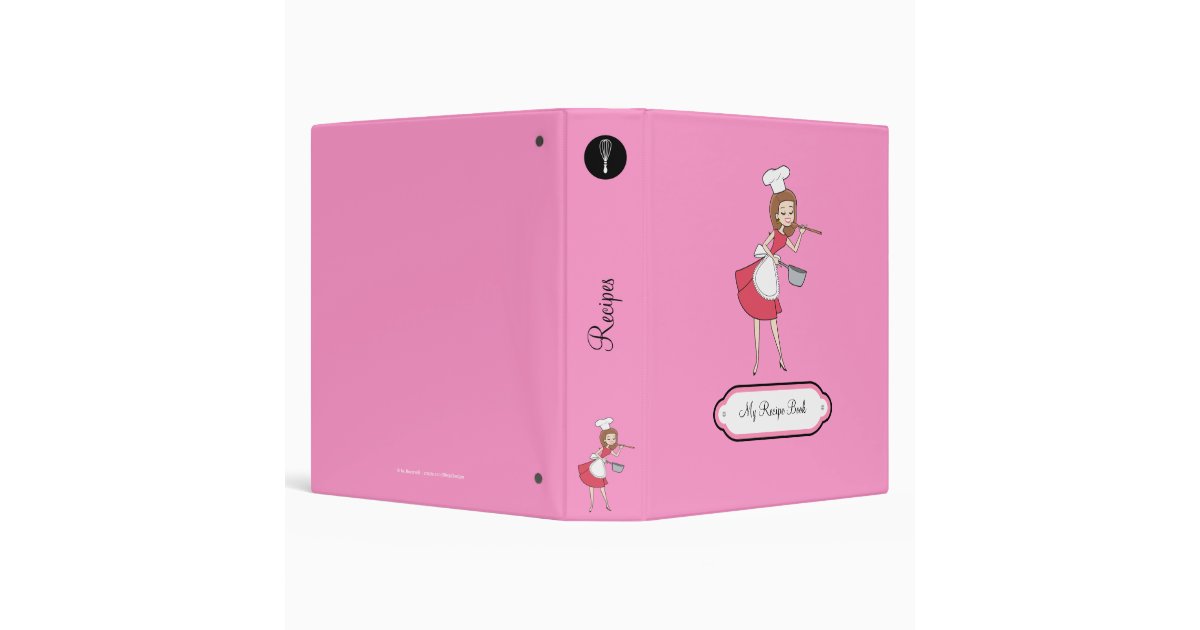 Retro Chef Binder Recipe Organizer | Zazzle