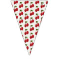 Retro Cherry Bunting. Bunting Flags | Zazzle