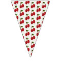 Retro Cherry Bunting. Bunting Flags | Zazzle