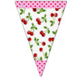 Retro Cherry Bunting. Bunting Flags | Zazzle