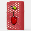 Retro Cherry Red Zippo Lighter | Zazzle