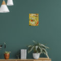 Retro Children's Illustration Editable text Poster | Zazzle