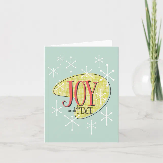 Retro Christmas 1958 Greeting Card -Personalize | Zazzle