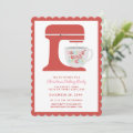 Retro Christmas Mixer | Baking Party Invitation | Zazzle