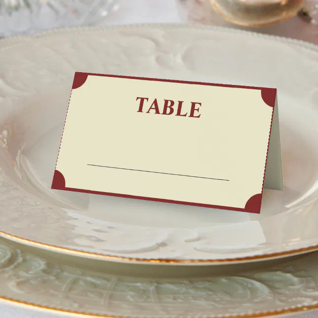 Retro Cinema Theater Admit Two Ticket Wedding Place Card | Zazzle