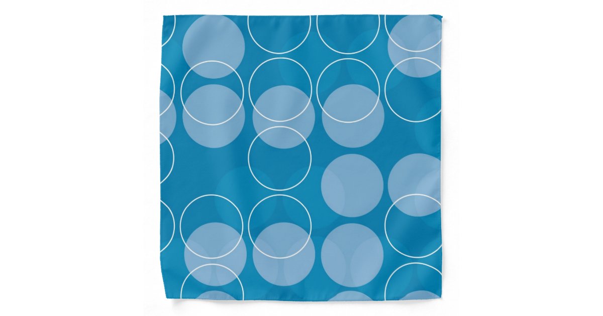 Retro circles bandana | Zazzle