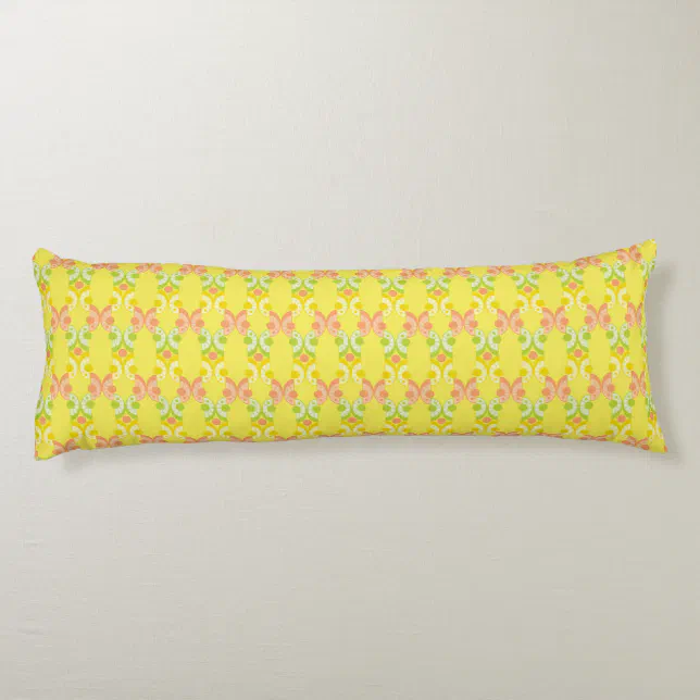 Retro Citrus Body Pillow | Zazzle