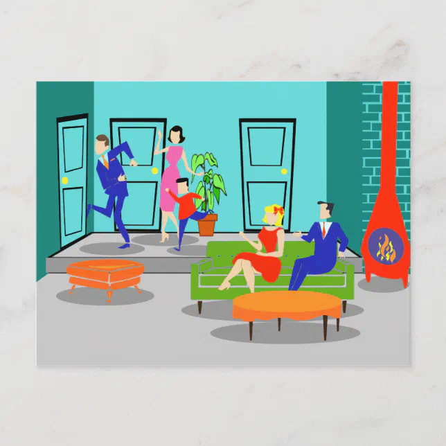 Retro Classic Television Postcard | Zazzle
