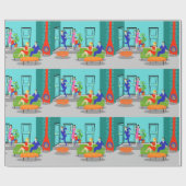 Retro Classic Television Wrapping Paper | Zazzle