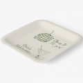 Retro Cocktail Birthday Party fancy Paper Plates | Zazzle