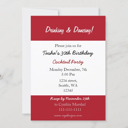 retro Cocktail party Invitation | Zazzle