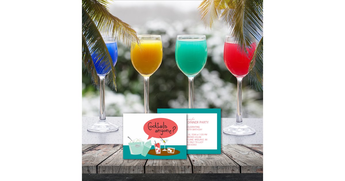 Retro Cocktail Party Invitations | Zazzle