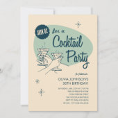 Retro Cocktail Party Invitations | Zazzle